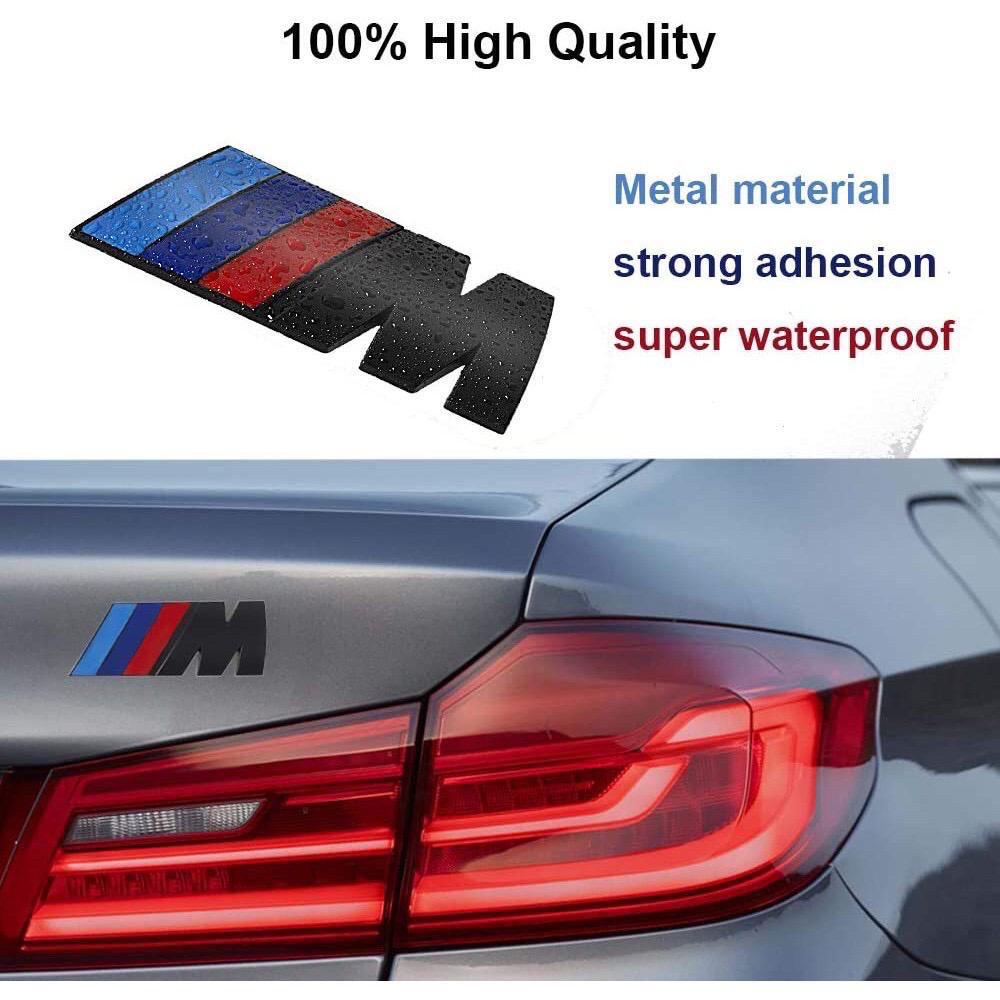 BMW M Logo Power Sport E90 M3 M5 M7 Car Sticker Auto Front Grille ...