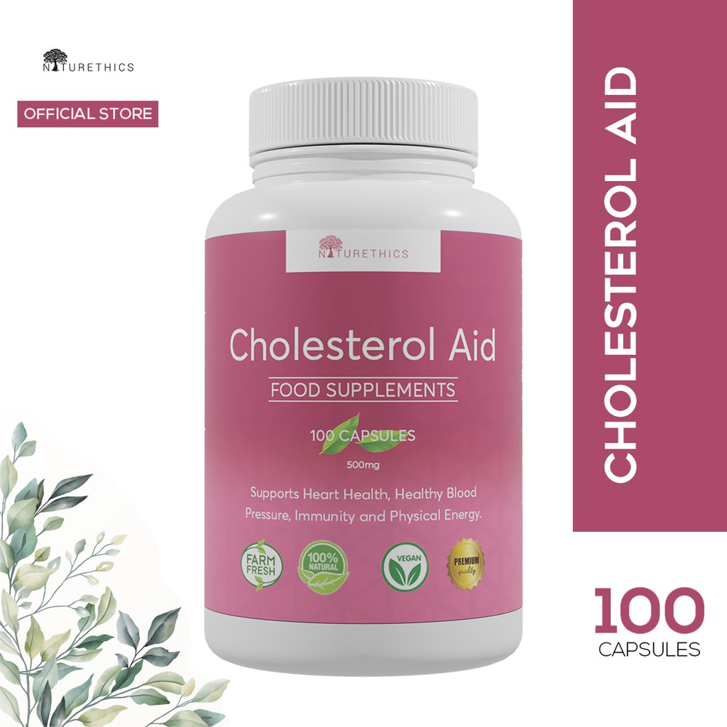 Naturethics Cholesterol Aid Capsules for Cholesterol and Blood Pressure ...