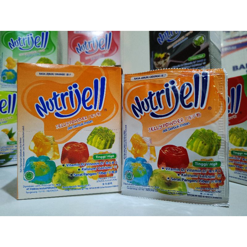 Nutrijell Agar Flour Orange Flavor 15 gr (1 Pack) | Shopee Philippines