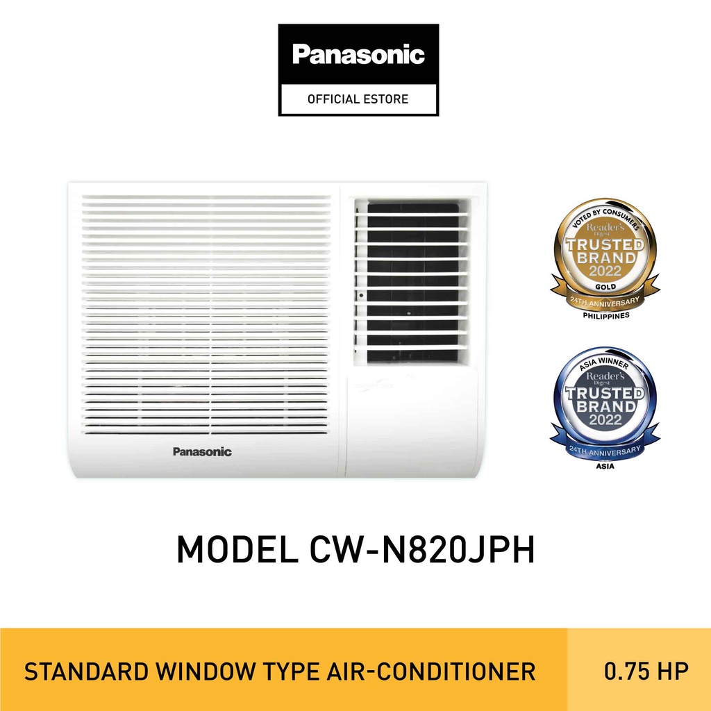 Panasonic CW-N820JPH 0.75Hp Standard Window Type Aircon | Shopee ...