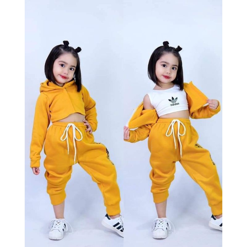 3 in 1 TERNO CROP TOP FOR KIDS 2 TO 10 YEAR OLD1 | Shopee Philippines