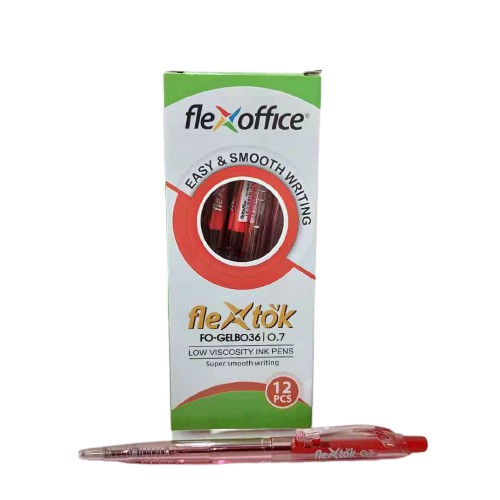 Flexoffice [Flextok] 0.5/0.7 12pcs ball pen | Shopee Philippines