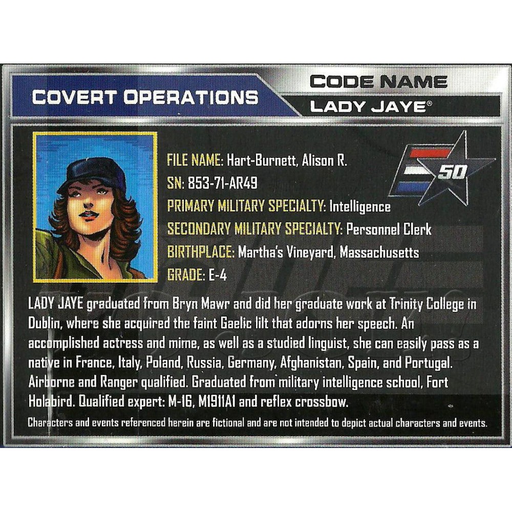 G.I.Joe Modern Era FILE CARDS (GI Joe 50th Anniversary) | Shopee ...