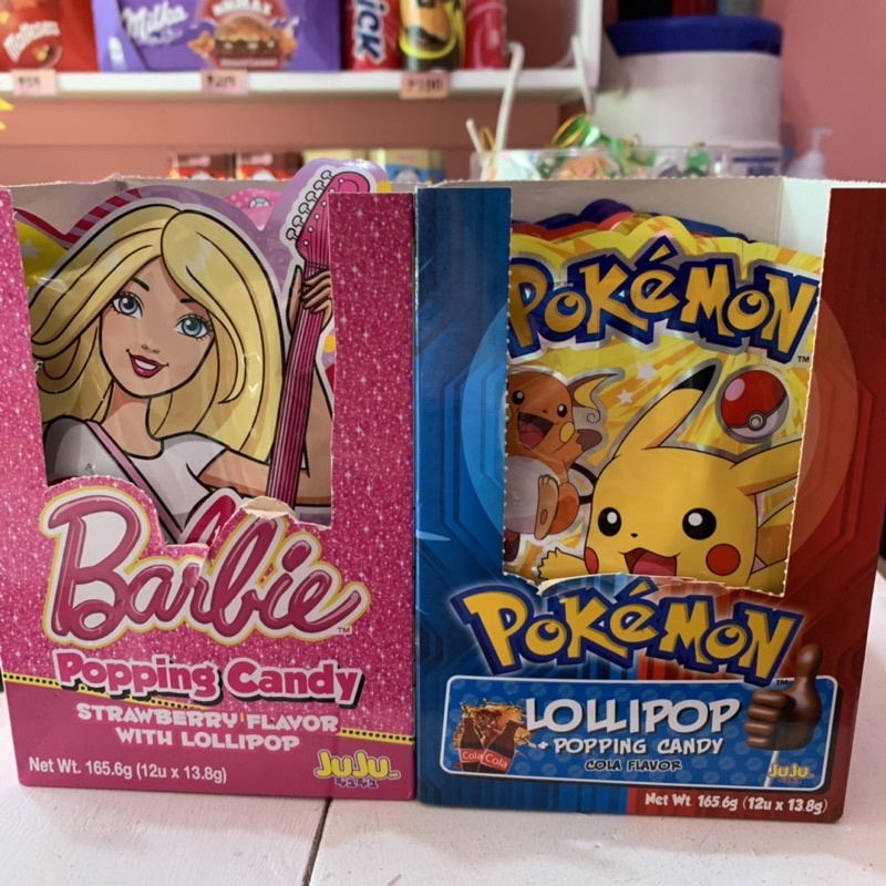 Popping Candy with Lolipop JuJu Barbie and Pokemon | Shopee Philippines