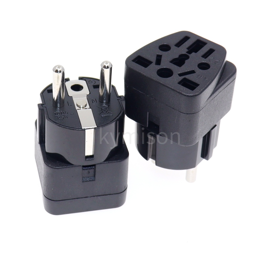 Universal Kr american european AU EU To US UK Power plug adapter USA Israel Brazil Travel ...
