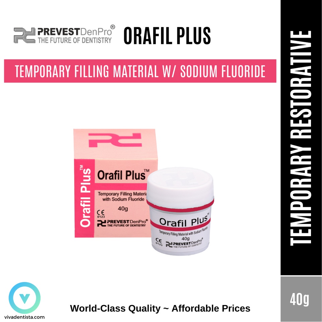 Orafil Plus PREVEST (Pink Temporary Filling Material with Sodium ...