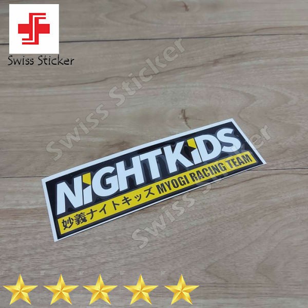 Cool Myogi Night Kids full color Initial D car sticker | Shopee Philippines