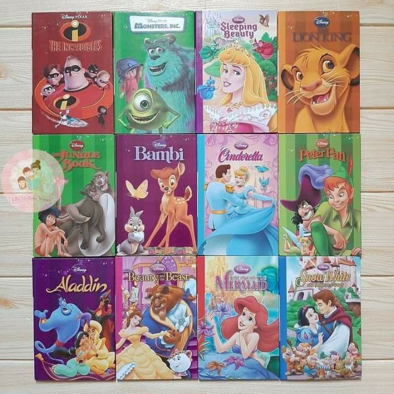 12 Pcs Set Disney Mini Story Books | Shopee Philippines