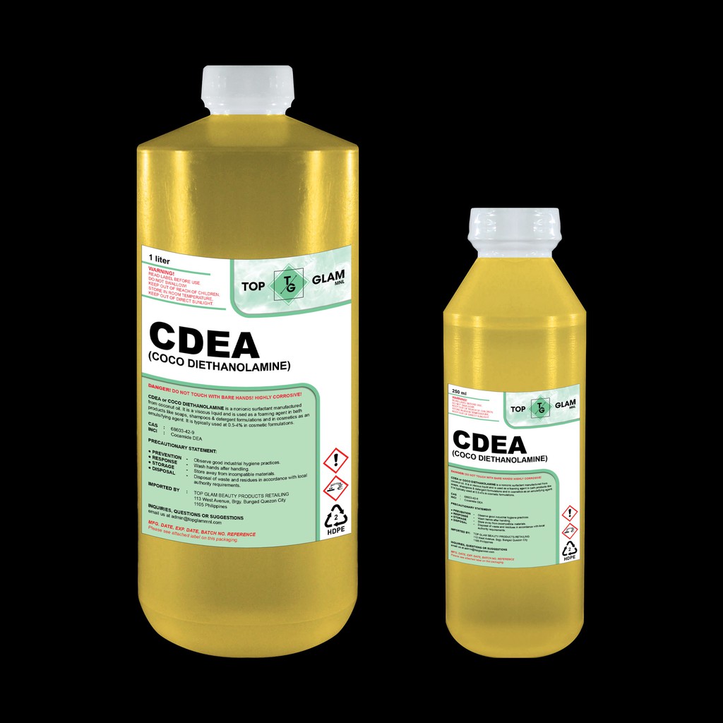 CDEA- Coco diethanolamine (1 liter / 250ml) | Shopee Philippines