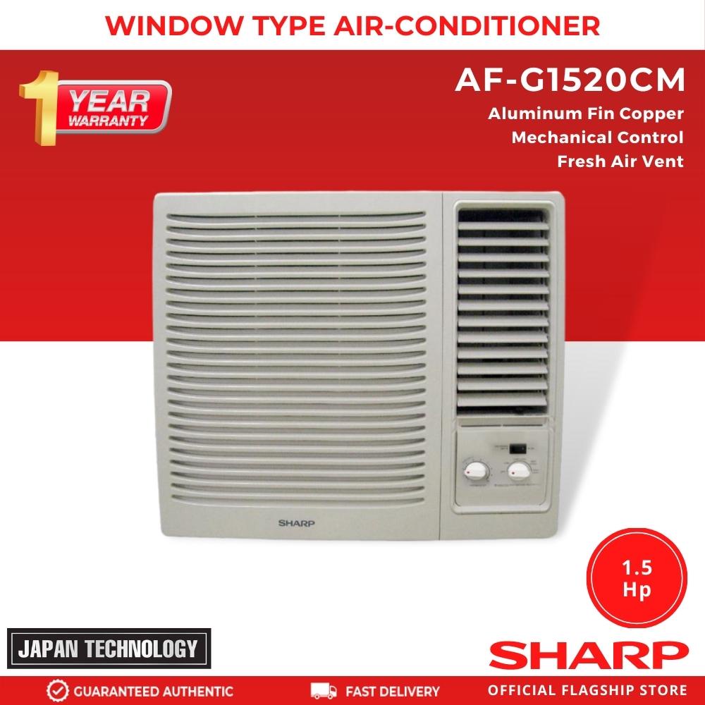 Sharp AF-G1520CM 1.5HP Manual Control Window Type Air Conditioner ...