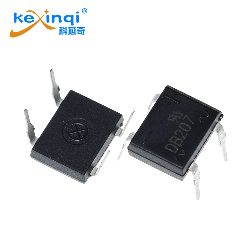 10pcs/lot diode bridge retifica DB207 DIP-4 DB207S DIP4 2A 1000V power ...
