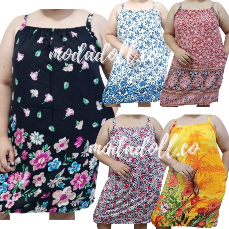 ModaDollCo. 3XL Garter Duster w/ Side Pocket | Spandex/Challis | PLUS SIZE Up To 3XL| Taytay ...