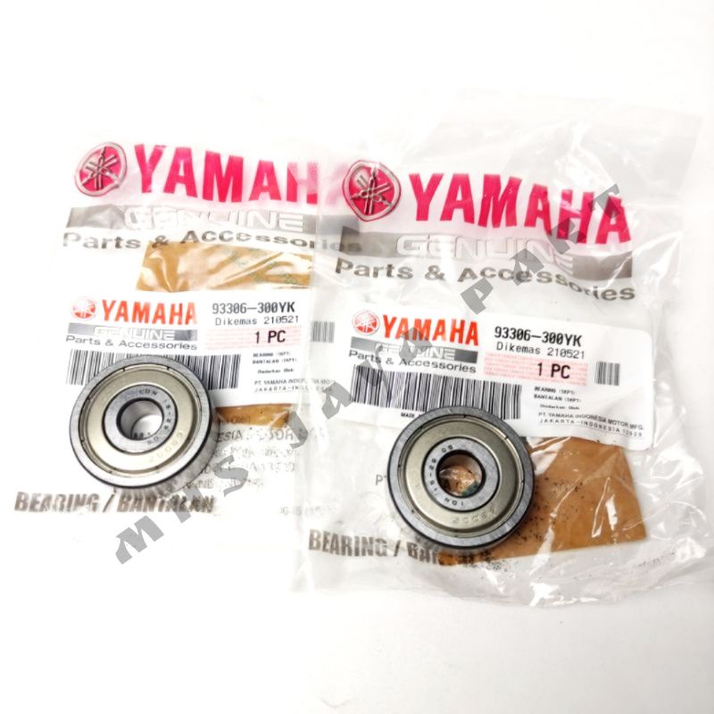 PAIR OF FRONT WHEEL BEARINGS NMAX AEROX LEXI MIO J MIO M3 FINO KLAHER FRONT WHEEL NMAX AEROX ...