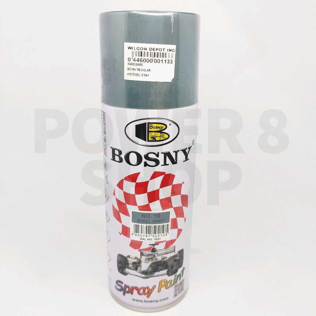 Bosny Acrylic Spray Paint No. 10 Steel Gray | Shopee Philippines