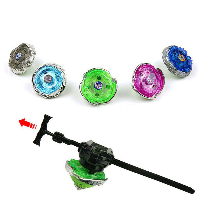 Compact Metal 4d6d Fusion Masters Beyblade With Led Light Launcher ...