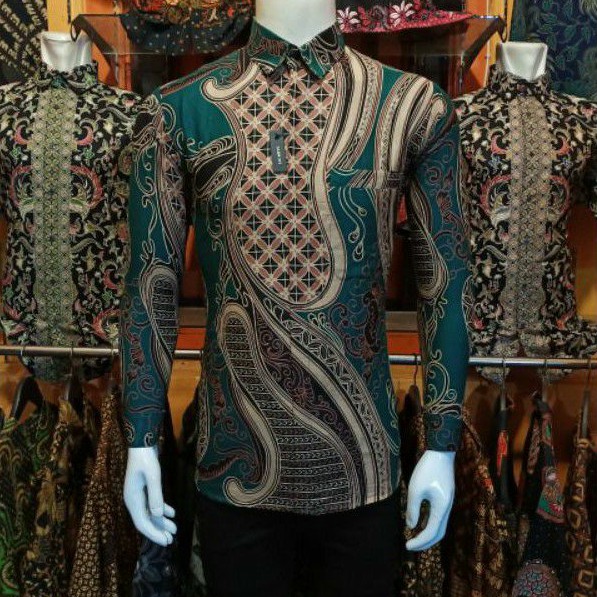 KEMEJA Men's BATIK Shirts For Men, Long Sleeves, REGULAR PREMIUM BATIK ...