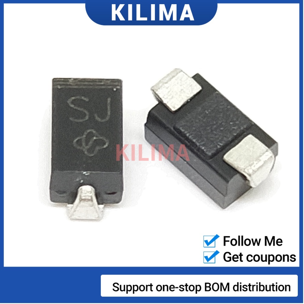 100Pcs Original SMD Fast Rectifier Diodes GS1J DO-214AC SMA | Shopee ...