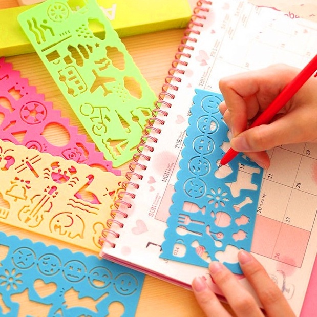 4in1 RULER SET w/ design | Shopee Philippines
