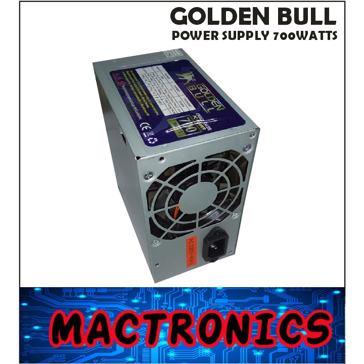 GOLDEN BULL GENERIC POWER SUPPLY 700 WATTS / GENERIC PSU / | Shopee ...