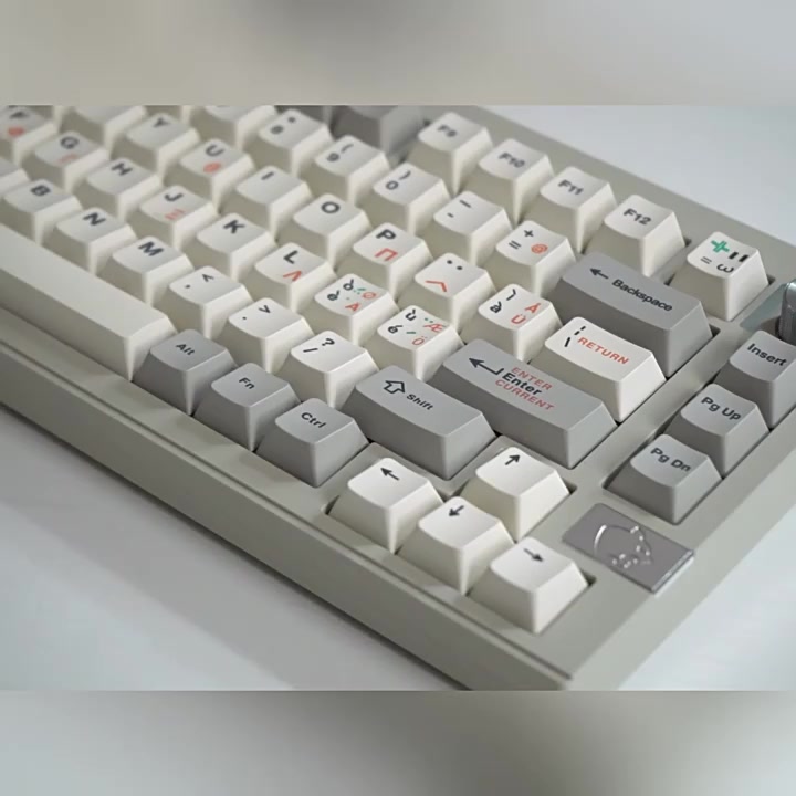 Retro 9009 Greek 136Keys/Set Keycaps PBT Cherry Profile DIY Custom for ...