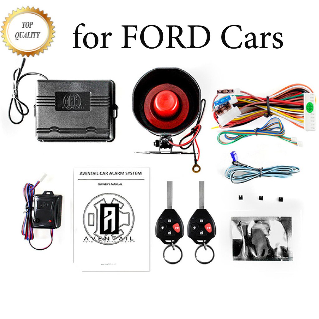 FOR FORD CARS Aventail Key Alarm Standard Edition Car Alarm System ...