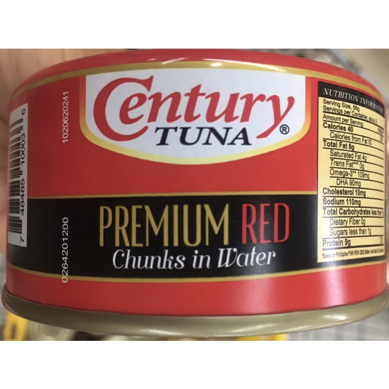 Century Tuna premium red chunks in water 184g | Shopee Philippines