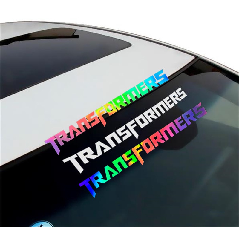 Hot Car Stickers Front Windshield Transformers English Alphabet Decal ...