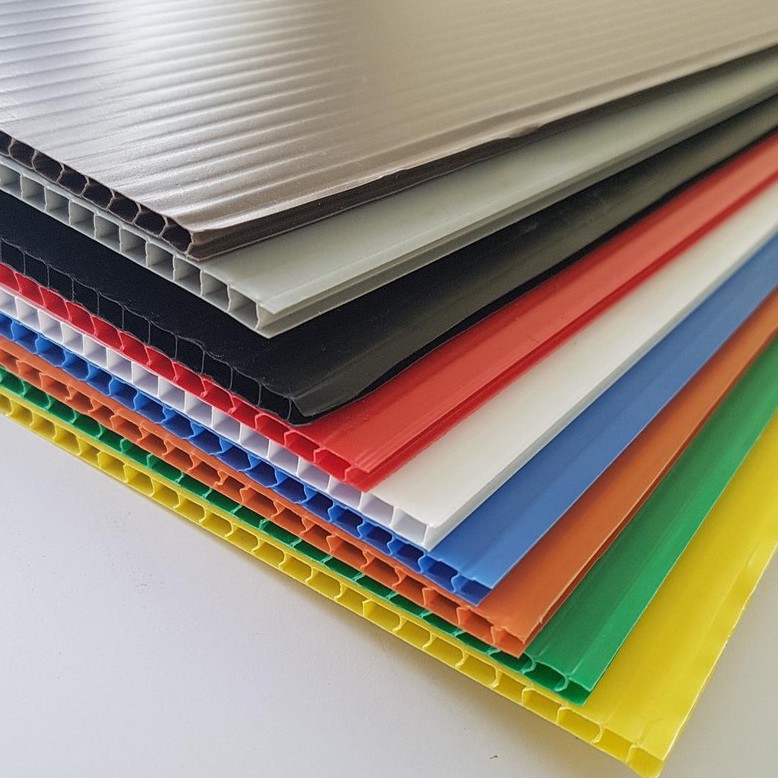 Pp Corrugated Plastic Cardboard Sheet 3mm Uk. 50x75 cm (1 pack Contents ...