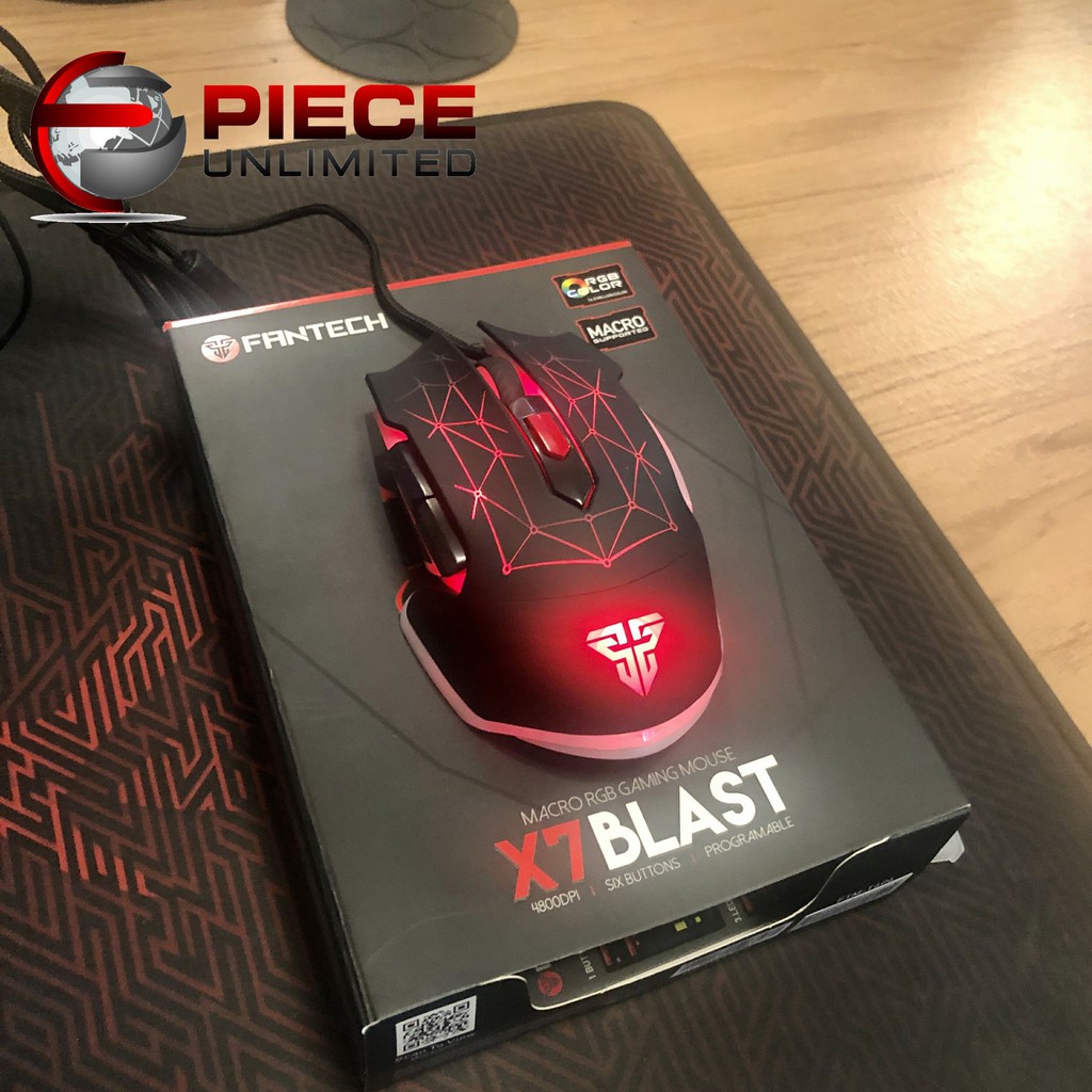 Fantech X7 Blast Pro Gaming Mouse | Piece Unlimited Store | Shopee ...