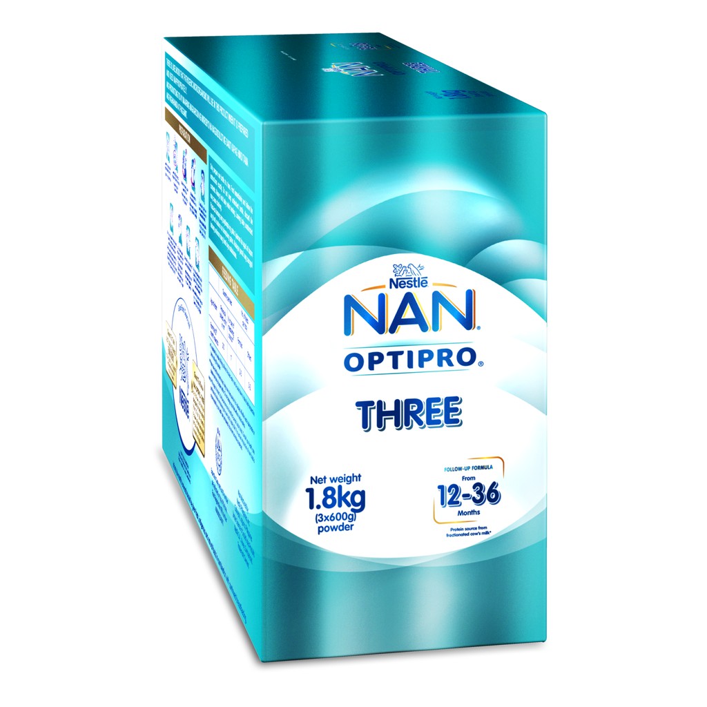 NAN OptiPro Three Milk Supplement For Children 1-3 Years Old 1.8kg | Shopee Philippines
