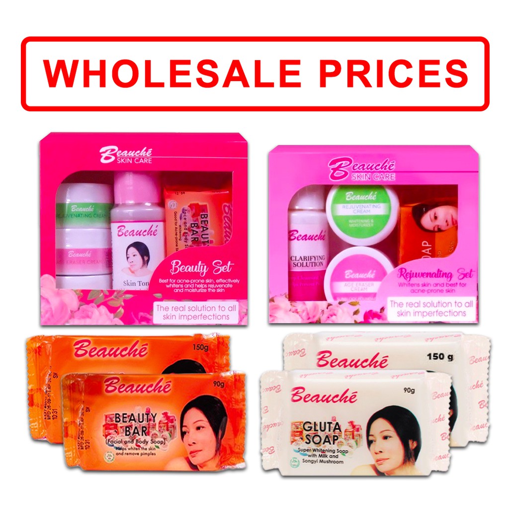 BEAUCHE Beauty Set / Kojic Soap Beauty Bar / Gluta Soap / Rejuvenating ...
