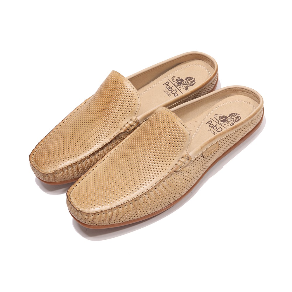 Pabder TM1954 Men's Half-Shoes Beige | Shopee Philippines
