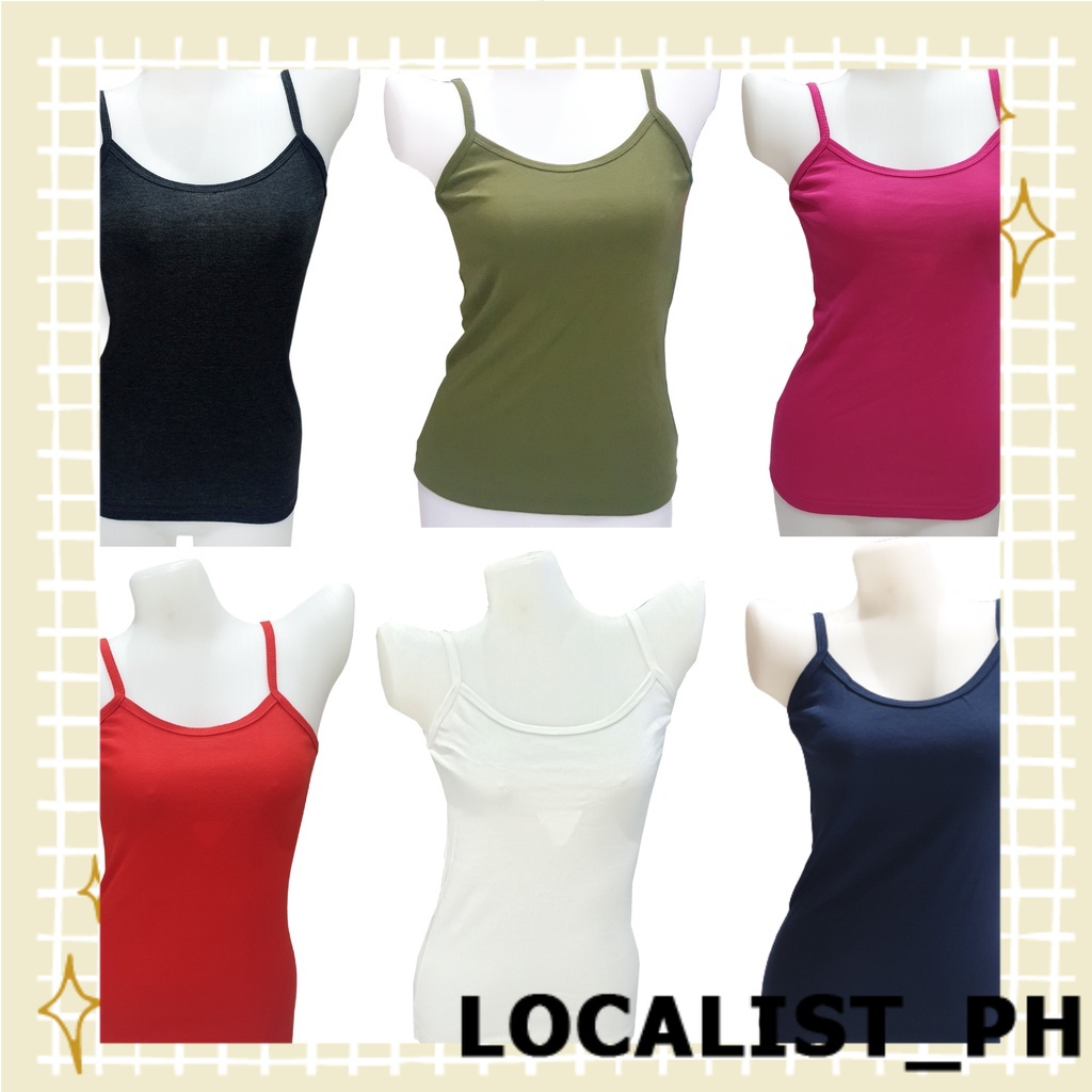 Localist_ph Freesize Sando for Women Fits S To L Spaghetti Strap Tank ...