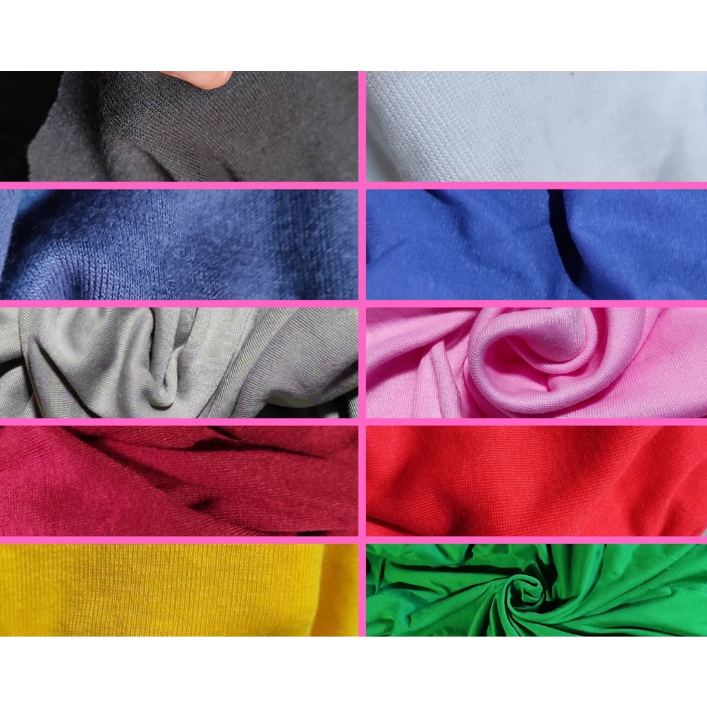 RIBBINGS / BIAS FOR T-SHIRT 200 GSM / 240 GSM per KILO | Shopee Philippines