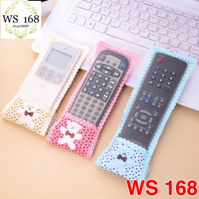 Cute Bowknot Dustproof TV Air Condition Remote Control Case Cover ...