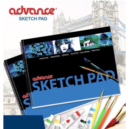 Advance Sketch pad 9x12 inches 25 sheets | Shopee Philippines