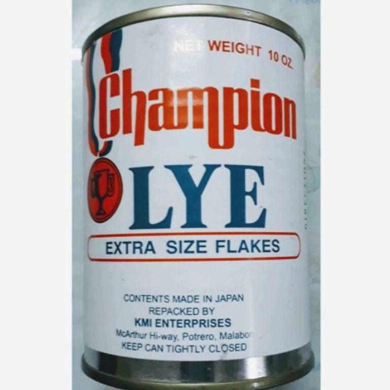CHAMPION LYE POWDER (EXTRA SIZE FLAKES) 10 OZ (284GRAMS) PANTANGGAL ...