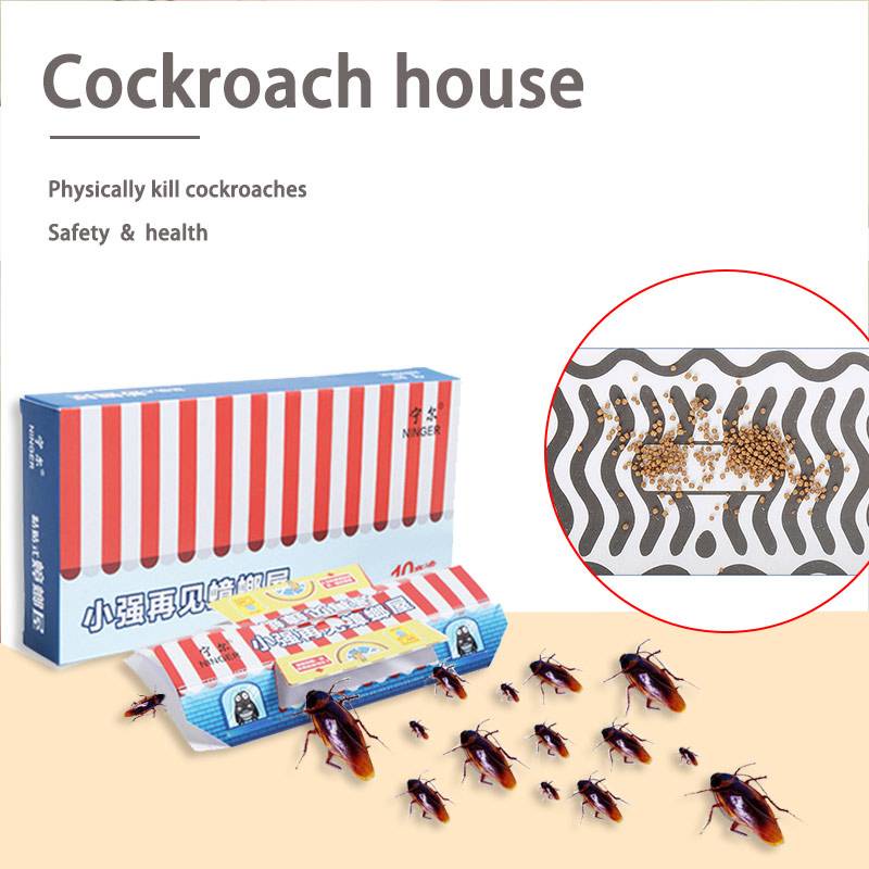 10Pcs/set Cockroach Repellent Pitfall House Killer Insect Glue Bait ...