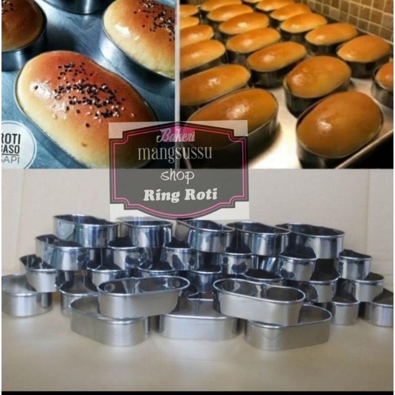 Bread RING/BURGER RING OVAL RING CUTTER 10X6X3 CM | Shopee Philippines