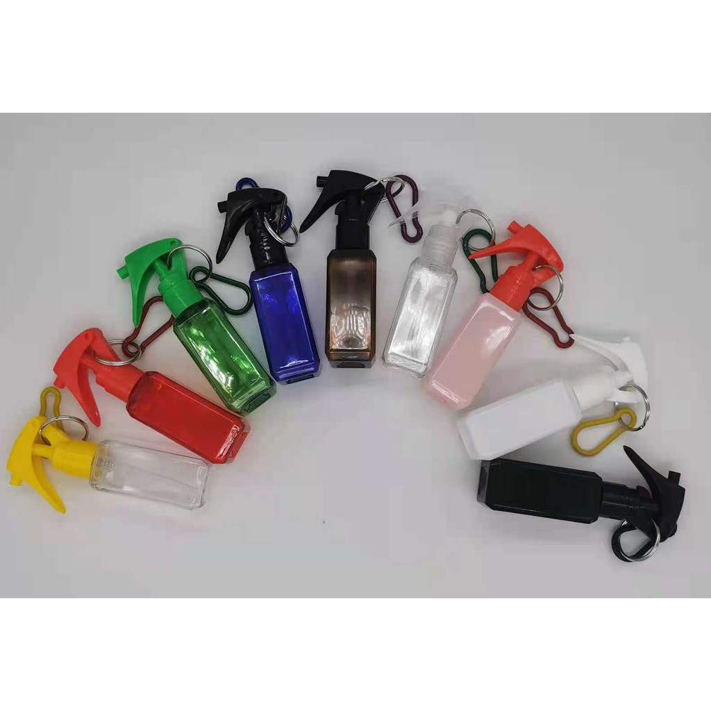 New Color 50ml Multicolor Mini Trigger Mist Spray Rectangular Plastic ...