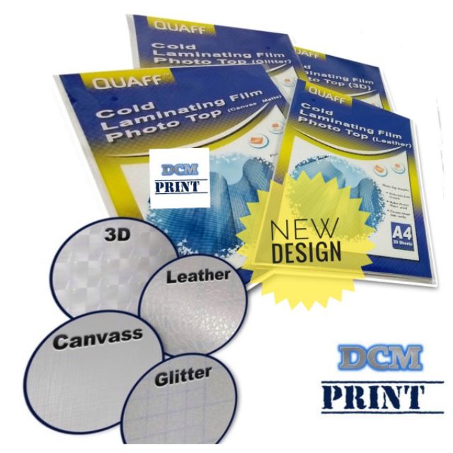 Quaff Cold Laminating film PHOTO TOP | Shopee Philippines