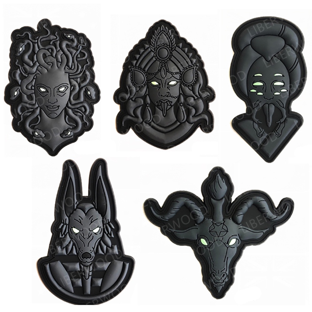 Ancient Greek Mythology God Medusa, Anubis, Bafuri, Shiva Legend PVC ...