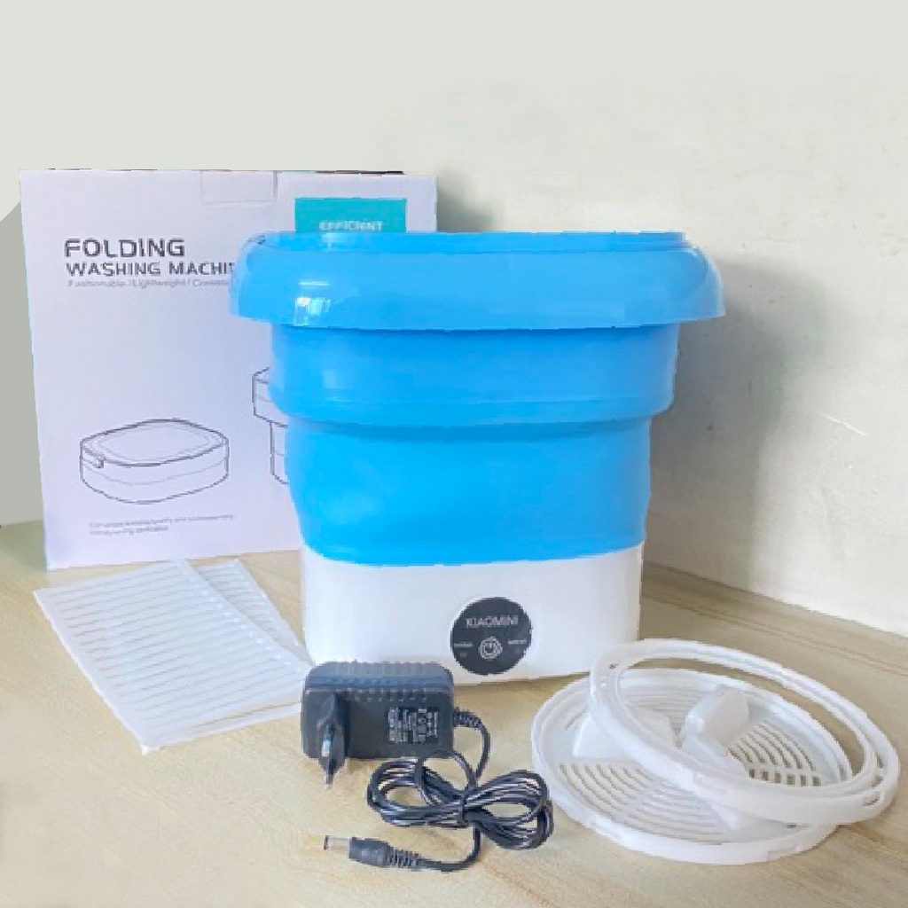 Folding Washing Machine Mini Portable Lightweight Travel Washing ...