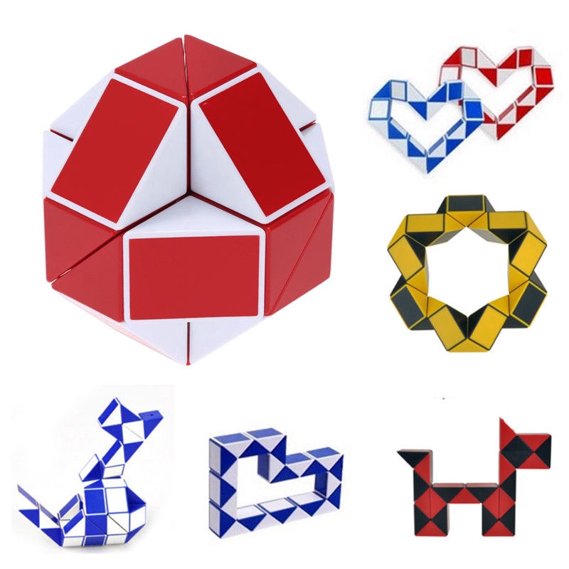 Children Magic Snake Shape 3D Speed Cube Twist Puzzle | Shopee Philippines