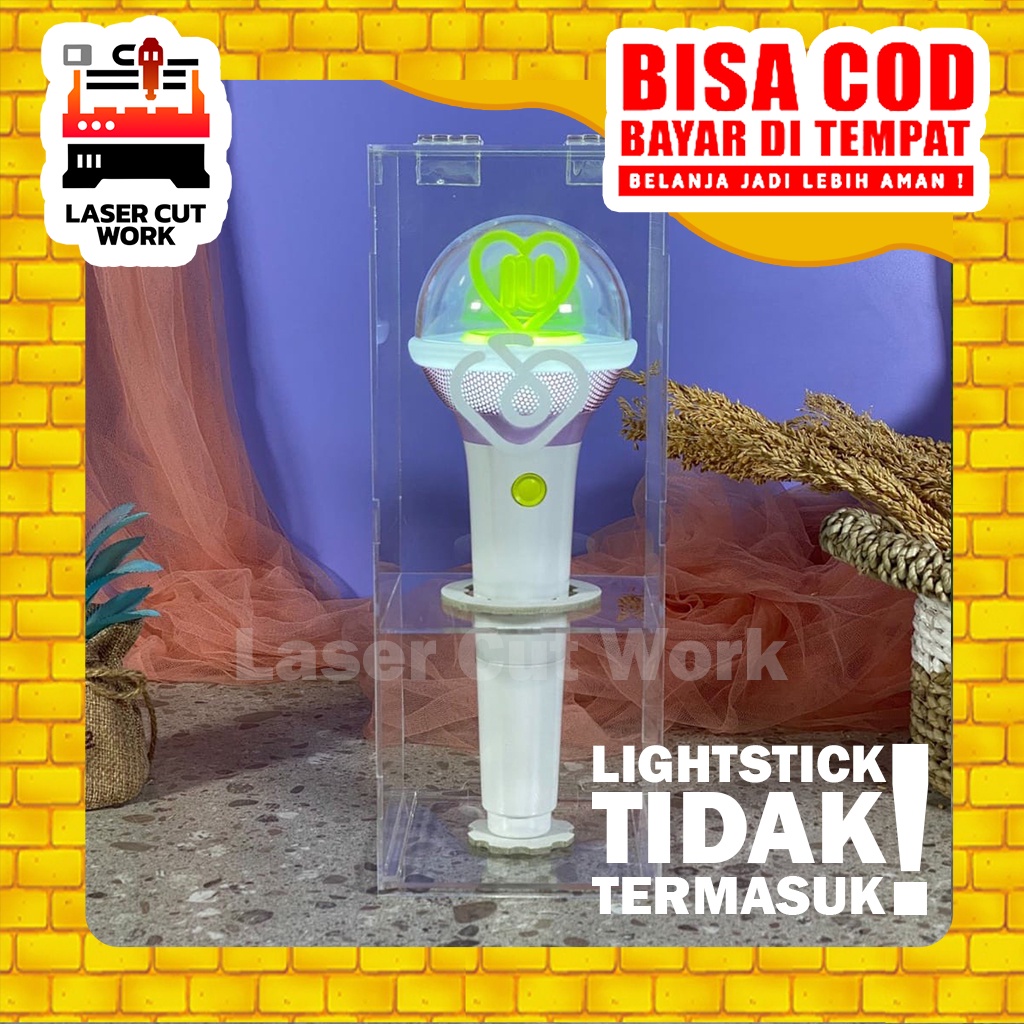 IU Lightstick Box version 3 with Sponge / IU Lightstick Box / LS IU Box ...