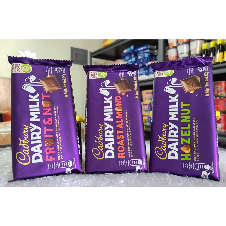 Cadburry Dairy Milk Chocolate Bar 160g | Shopee Philippines