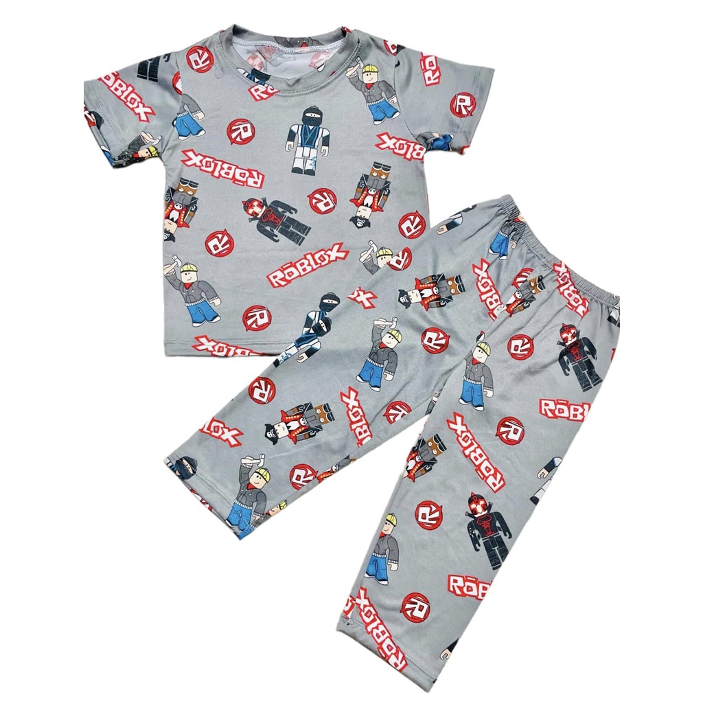 Roblox Terno Pajama Kids | Shopee Philippines