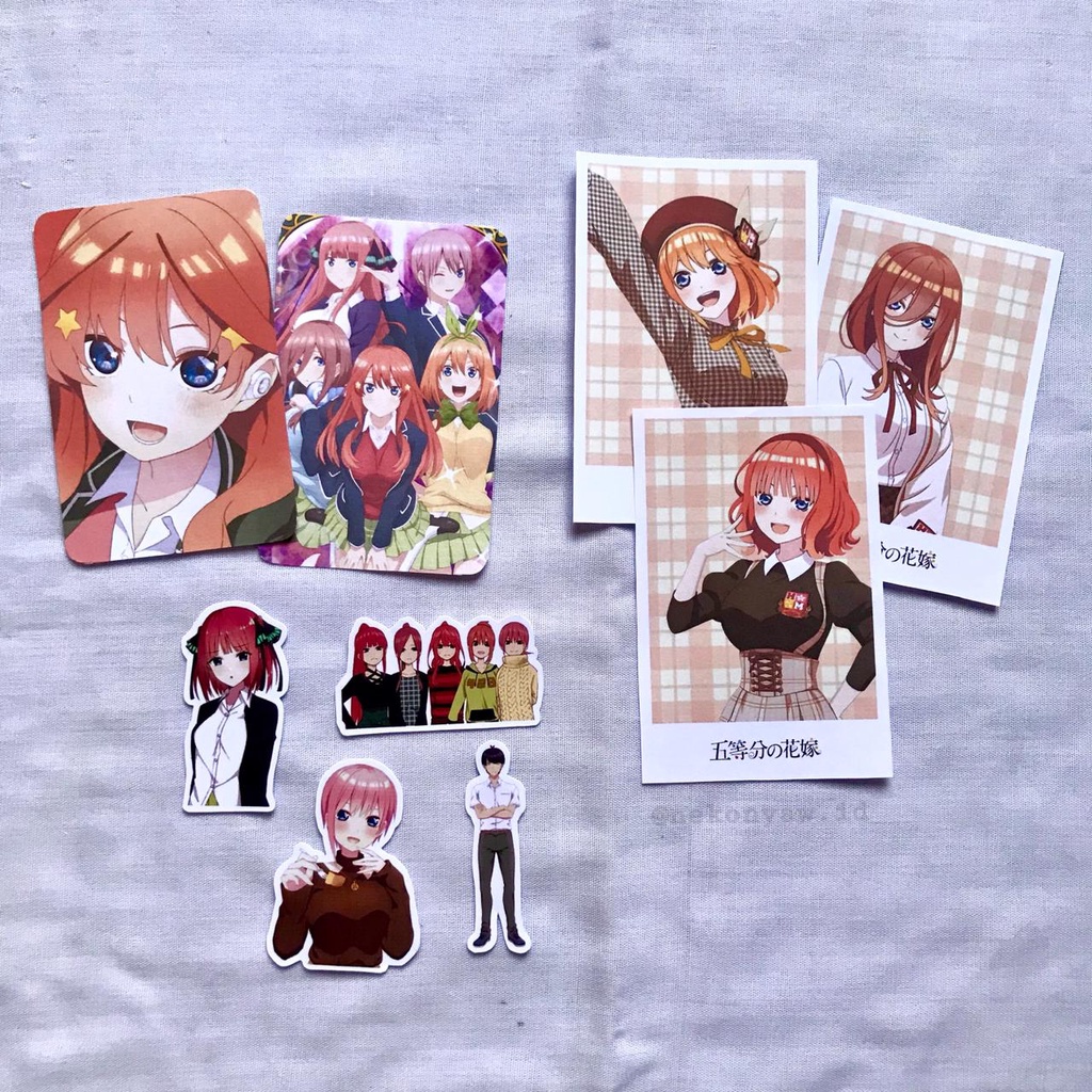Gotoubun NO HANAYOME KIT/ANIME KIT/ANIME FANKIT/CUSTOM FANKIT | Shopee ...