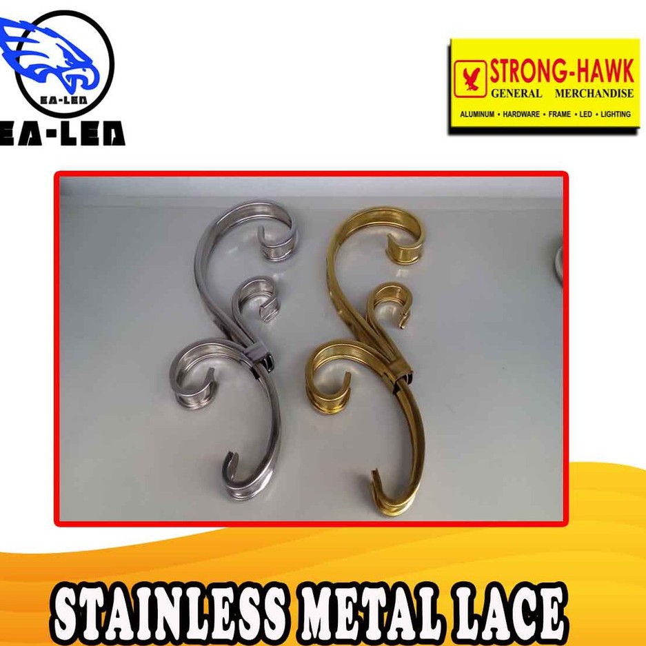 STAINLESS METAL LACE GOLD | Shopee Philippines