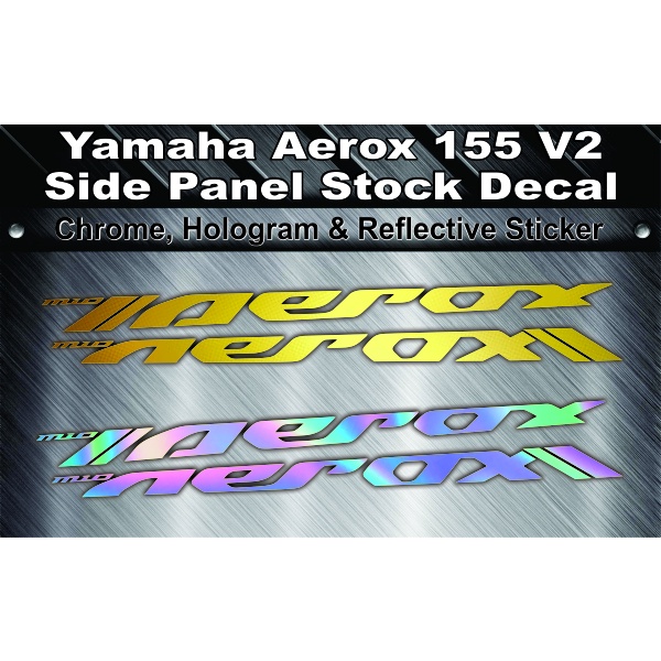 Yamaha Aerox 155 V2 Side Sticker/Decals (2pcs/ Set) | Shopee Philippines